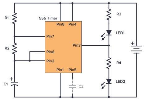 555 Timer Tutorial How It Works And Useful Example Circuits