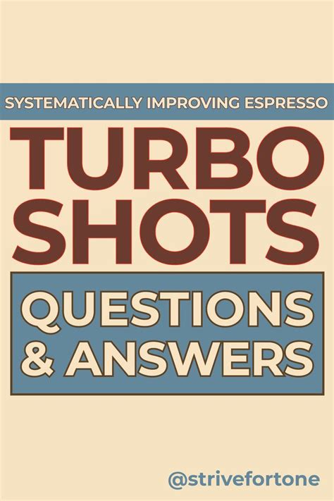 Turbo Shots Questions And Answers
