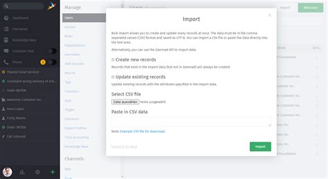 Managing Users Via Csv Import — Zammad Documentation