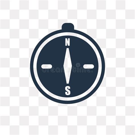 Compass Icon Vector Sign And Symbol Isolated On White Background