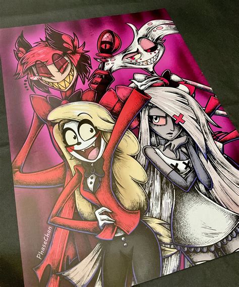 Hazbin Hotel Fan Art Print Phasemoth
