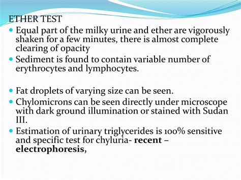 Chyluria And Its Mangagement Ppt
