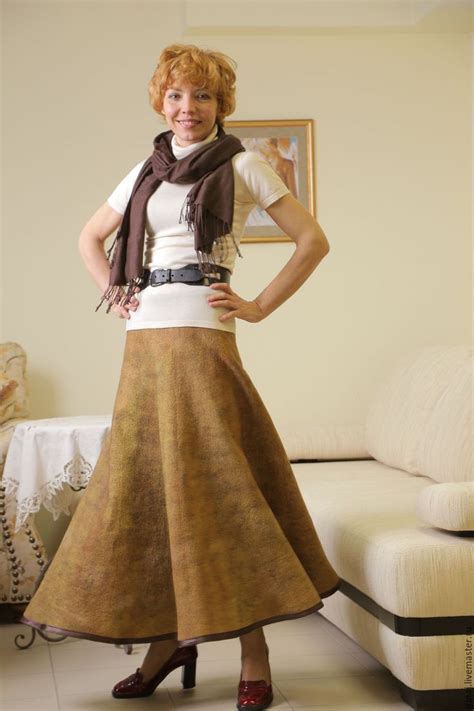 юбка валяная Осень в интернет магазине на Ярмарке Мастеров Чебоксары доставка по России