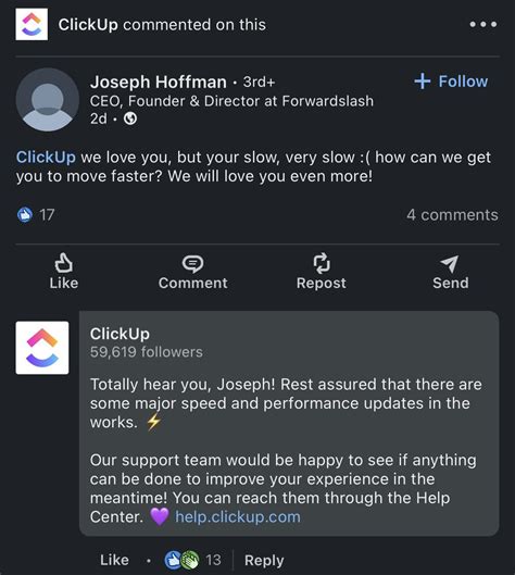 performance updates coming soon r clickup