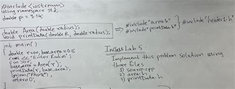 solved area h double area double radius { a pi radius