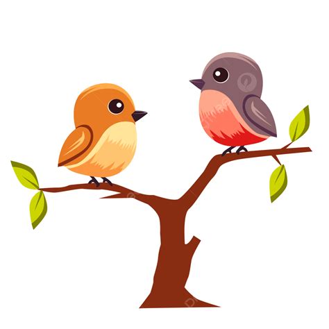 Cute Tree With Birds