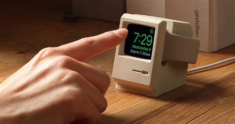 Power Up Your Apple Watch With This Retro Macintosh Style Charging