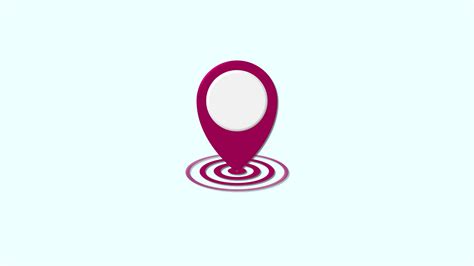 location icon gps location pointer animated icon 34639587 stock video