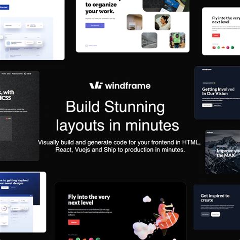 windframe tailwind css ai enhanced visual editor and builder