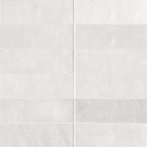 Cloé 25 X 8 Ceramic Tile In White Bedrosians Tile And Stone
