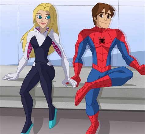 Spider Man X Ghost Spider By Lunamidnight1998 On Deviantart