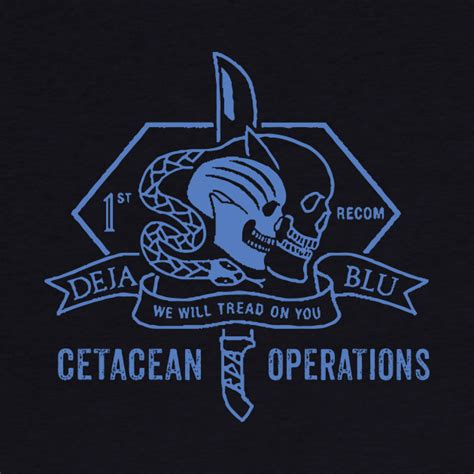 1st Recom Squad Cetacean Operations Avatar Baseball T Shirt