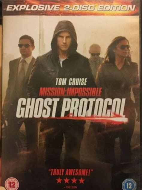 Mission Impossible Ghost Protocol Tom Cruise 2012 Dvd Top Quality £2