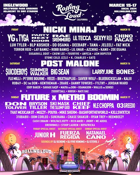 Just Announced Rolling Loud Californias 2024 Lineup Kcr College Radio