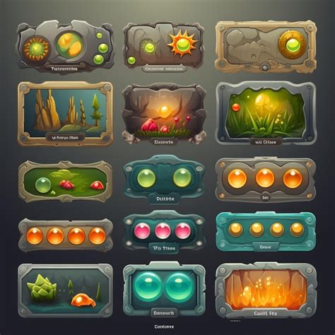 Premium Vector Design For Complete Game Ui And Ux Buttons