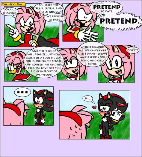 Shadow And Amy Rose Comic