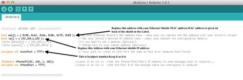 Control Arduino Board Wirelessly With Iphone Ipad Or Ipod Using Iarduino App And Ethernet