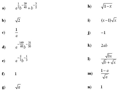 Answers To Math Exercises And Math Problems Algebraic Fractions