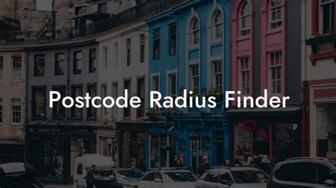 Postcode Radius Finder Uk Postcode Database Csv And Mysql Postcodes