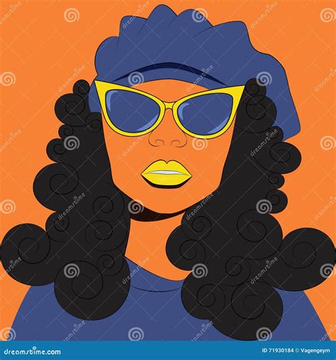 Девушка в солнечных очках и берете Иллюстрация вектора иллюстрации