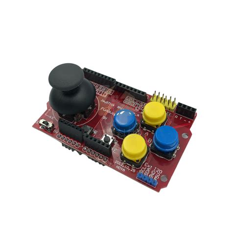 Joystick Shield 遊戲搖桿擴充板 模擬滑鼠鍵盤 擴充板 兼容arduino 蝦皮購物