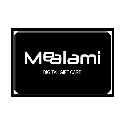 Mealami Digital T Card