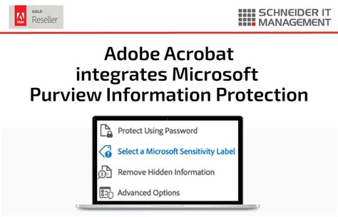 Adobe Acrobat Integrates Microsoft Purview Information Protection For Enhanced Pdf Security