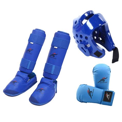 Rockible Karate Sparring Gear Set Gloves Training Gear Workout Boxing