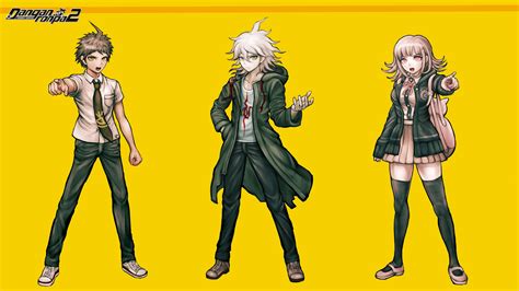 Download Free Danganronpa2 Character Standees Wallpaper