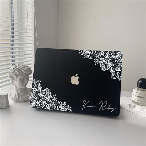 Lace Black Macbook Solid Case Macbook Air 13 Pro 13 14 16 M1 M2