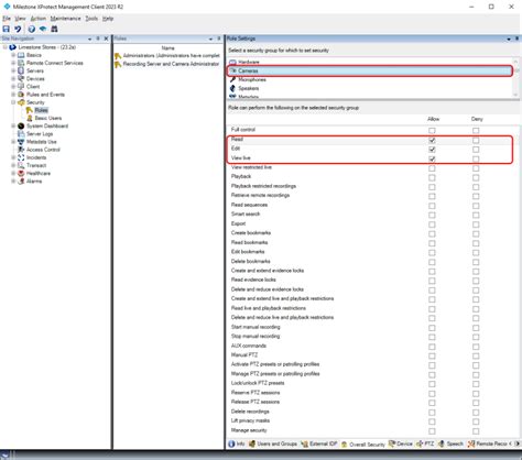 Management Permissions