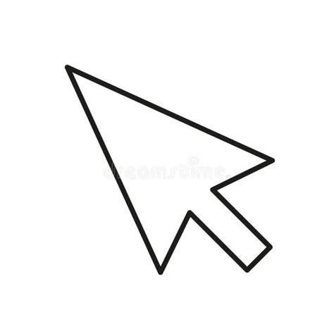 Cursor Icon Simple Pointer Vector Click Symbol User Interface