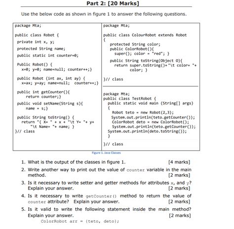 Solved Use The Below Code As Shown In Figure To Answe