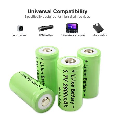 Cr Rechargeable Batteries And Charger For Pulsar And Infrared Torch