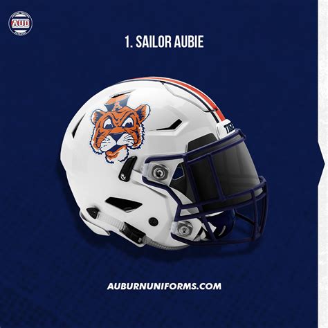 Auburn Tigers Logo Helmet