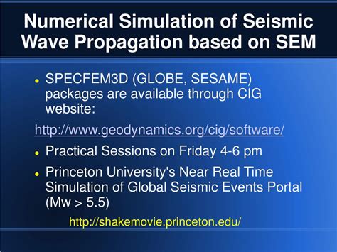 Ppt 3d Seismic Imaging Based On Spectral Element Simulations And Adjoint Methods Powerpoint