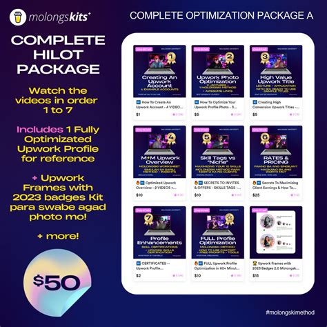 COMPLETE How To Optimize Your Upwork Profile Package Molongski Buymeacoffee