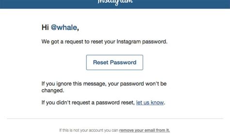 Password Reset Email Template Password Reset Really Good Emails Williamson