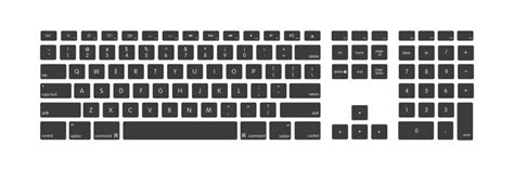 Premium Vector Keyboard Laptop And Computer Isolated Blank Black