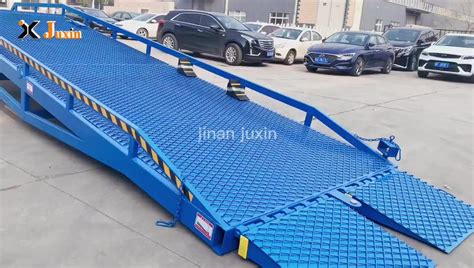 10 톤 유압 모바일 컨테이너로드 도크 리프트 램프 지게차 Buy 지게차 경사로 트럭 진입로 조정 높이 모바일 야드 램프 Product On