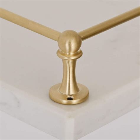 Classic Gallery Shelf Rail Brushed Satin Brass Gallery Shelves