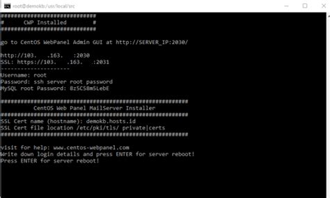 Cara Install Centos Web Panel Di Vps Centos 7 Basis Pengetahuan