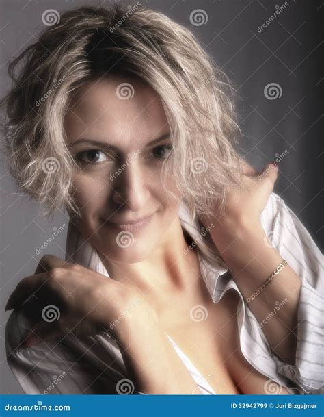 Beautiful Sexual Blonde Stock Image Image Of Eyes Health