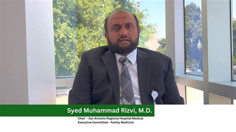 Syed Ahmed Rizvi Md Meet Our Doctors Series Youtube