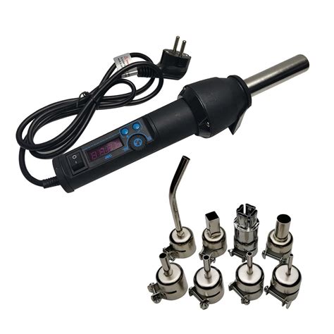 Portable Hot Air With 8 Nozzles Ceramic Heating Core Led Digital