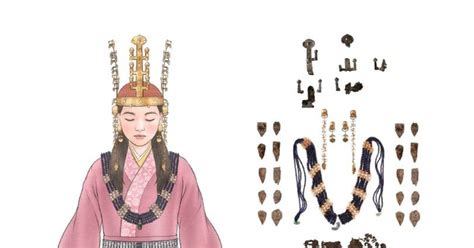 ‘신라 공주 무덤서 새 유물···공주 머리카락·비단벌레 장식 말다래 나왔다