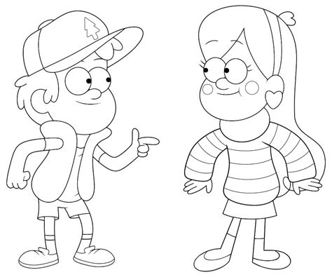 Desenhos De Gravity Falls Para Colorir Imprimir Gratuitamente