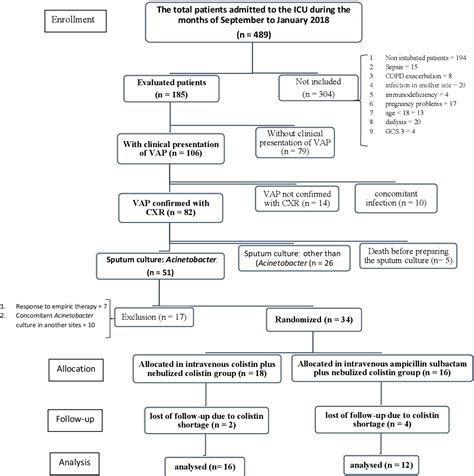 Figure 1 From Comparison Of Intravenous Ampicillinsulbactam Plus Nebulized Colistin With
