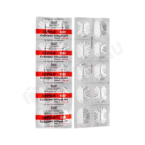 Cefila 100 Mg Tablet Farmaku