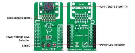 Buzzer Click Mikroe Mouser
